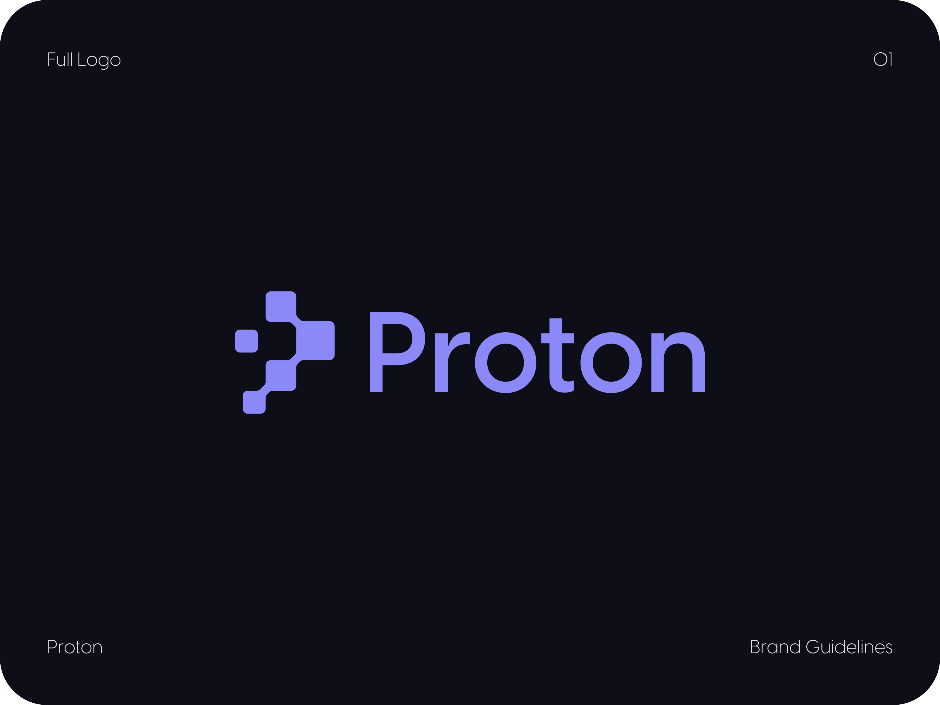 Proton - Brand Guidelines by Teresa Awanda for Nija Works on Dribbble
