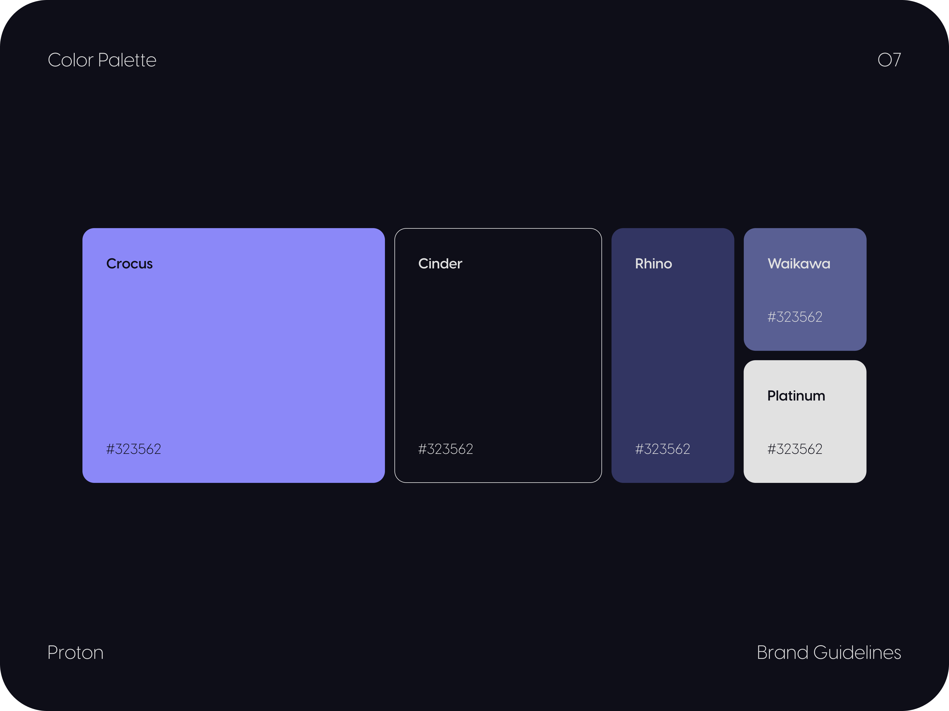Proton - Brand Guidelines by Teresa Awanda for Nija Works on Dribbble