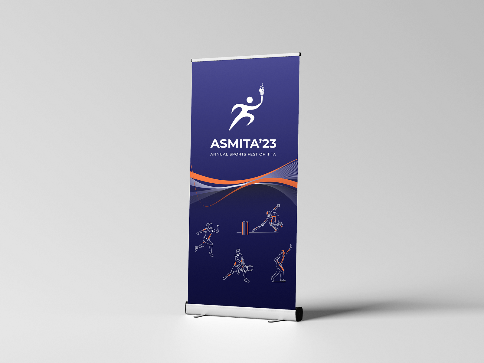 ASMITA'23 STANDEE by Aman Karnawat on Dribbble