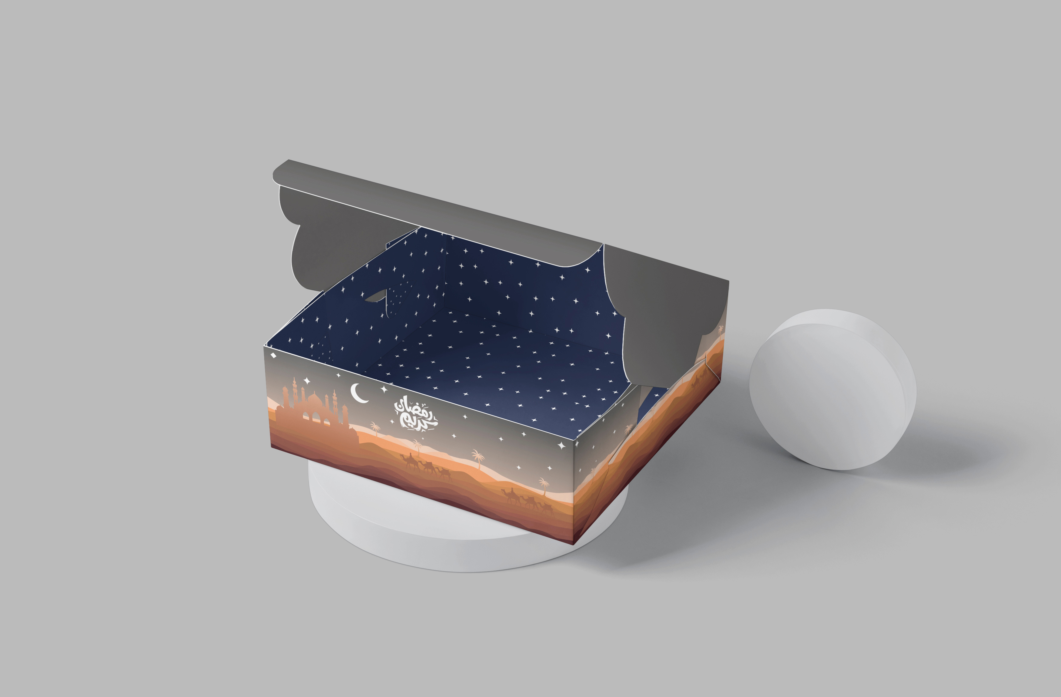 CAKE BOX RAMADAN PACKAGING DESIGN by Muhammad Faizan on Dribbble