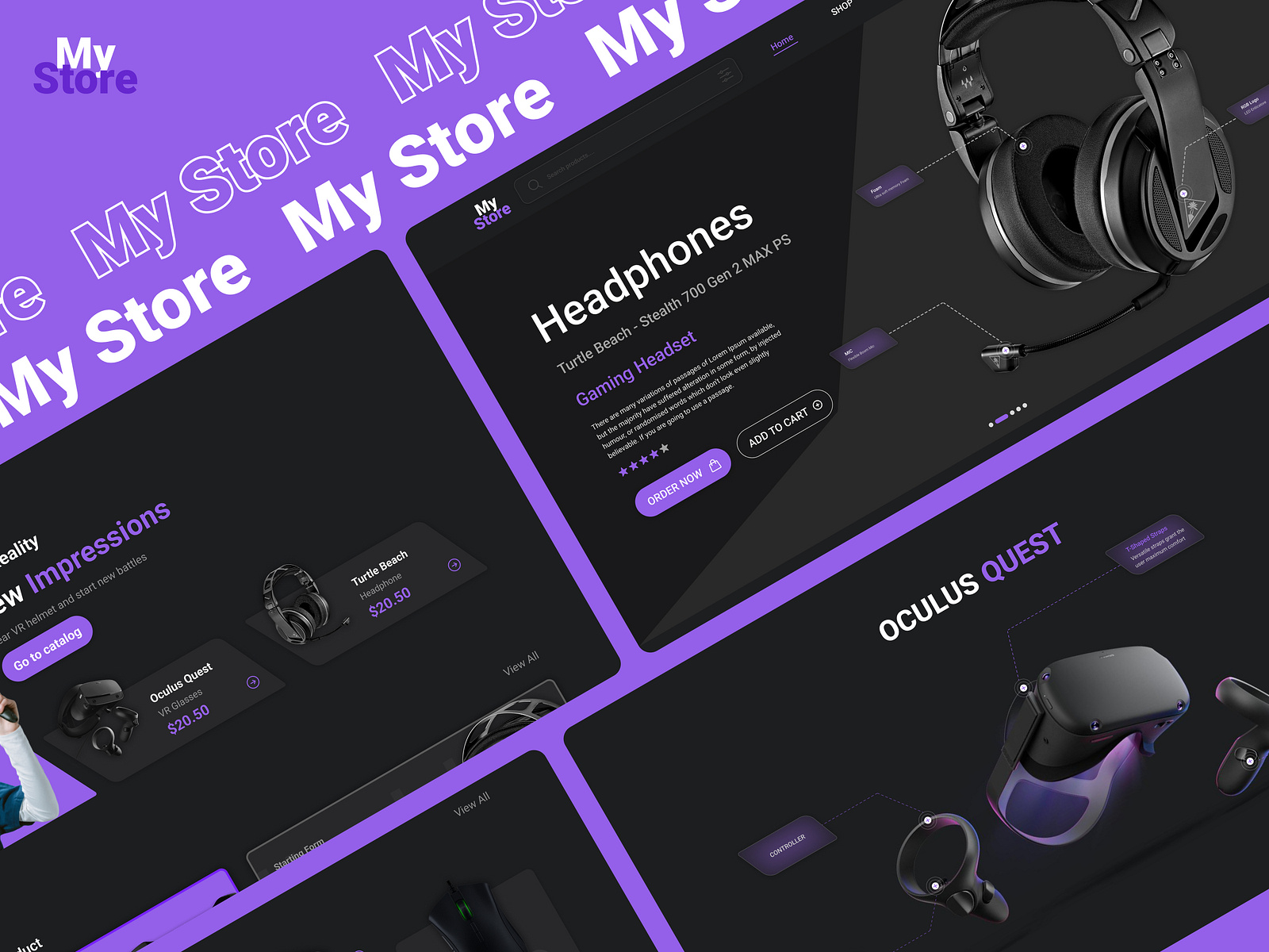 Online Gadget Store Landing Page Design (E-commerce Website) by Omar ...