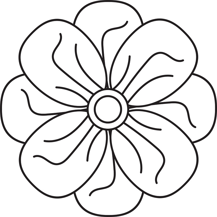 Flowers Coloring Page Design by Likhon Rahman on Dribbble