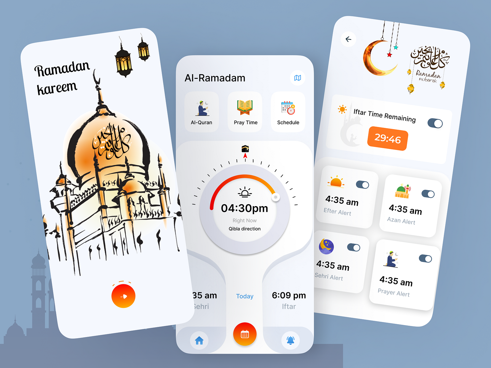 Ramadan kareem Remainder Mobile App by Delowar Hossain on Dribbble