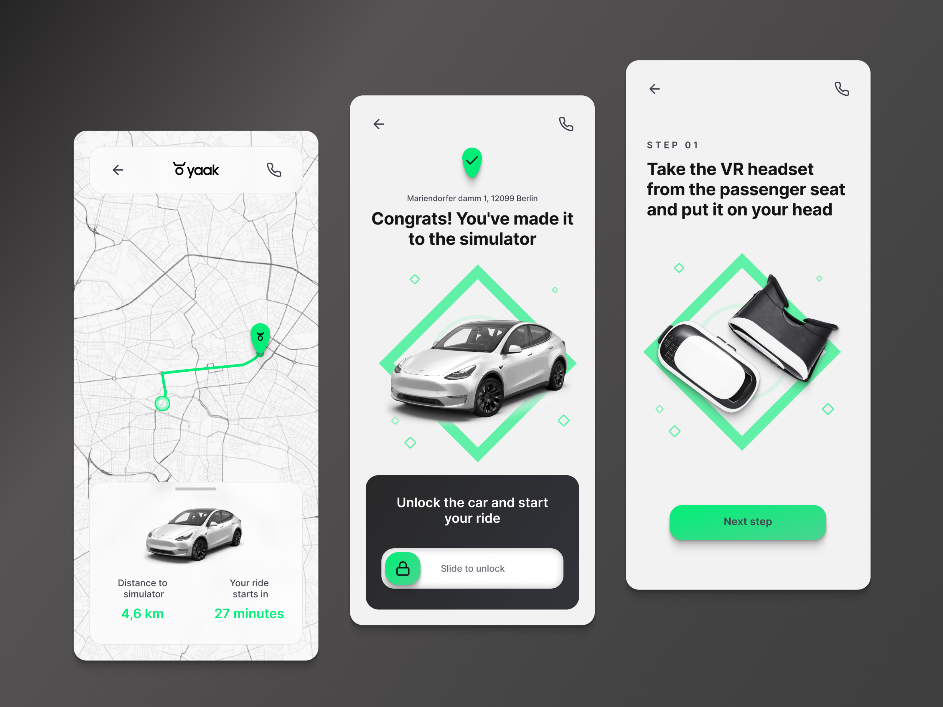 VR Driving Simulator Companion App by Piotr Kozłowski on Dribbble