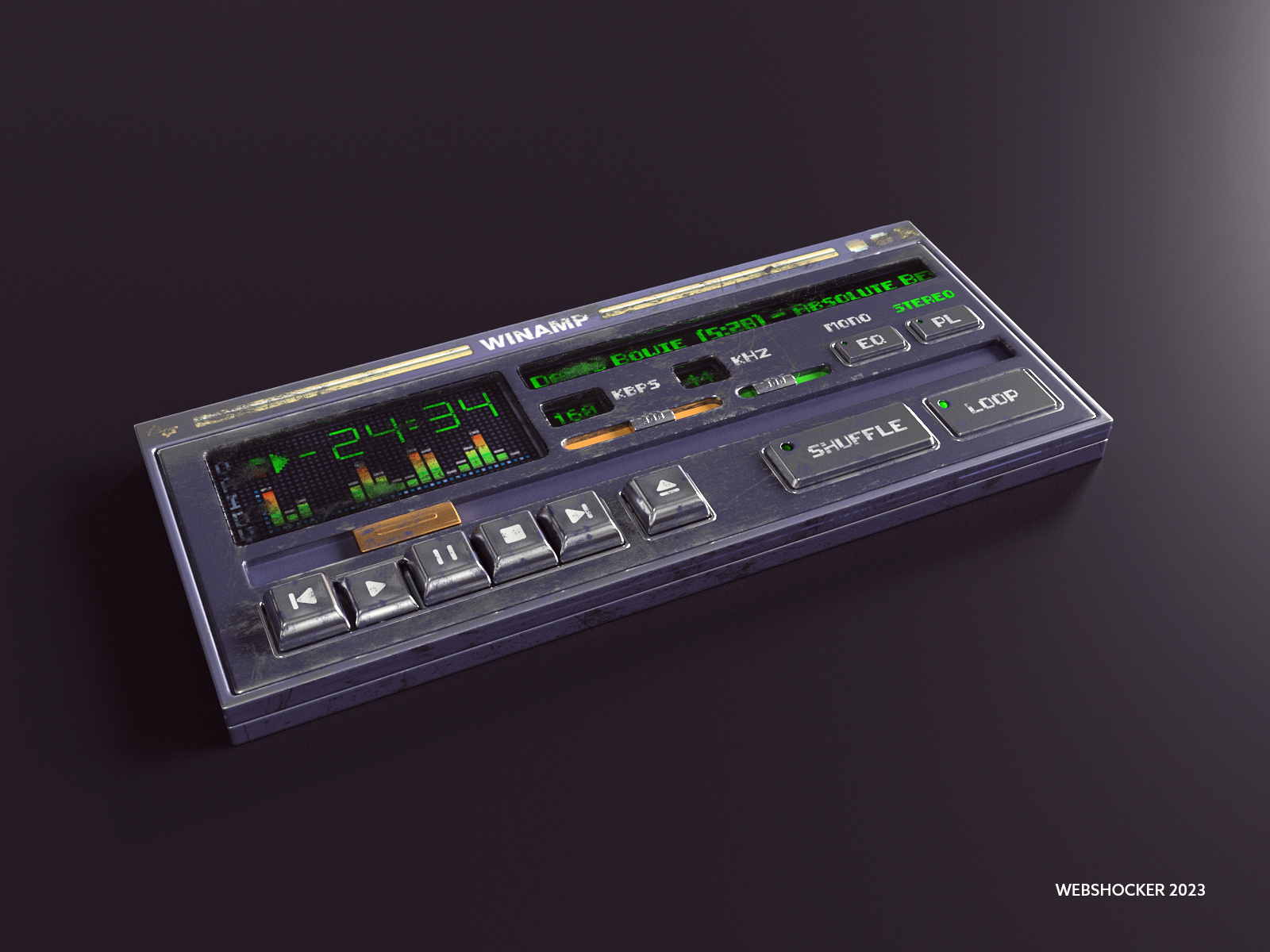 Good old Winamp by Webshocker - Matjaz Valentar on Dribbble