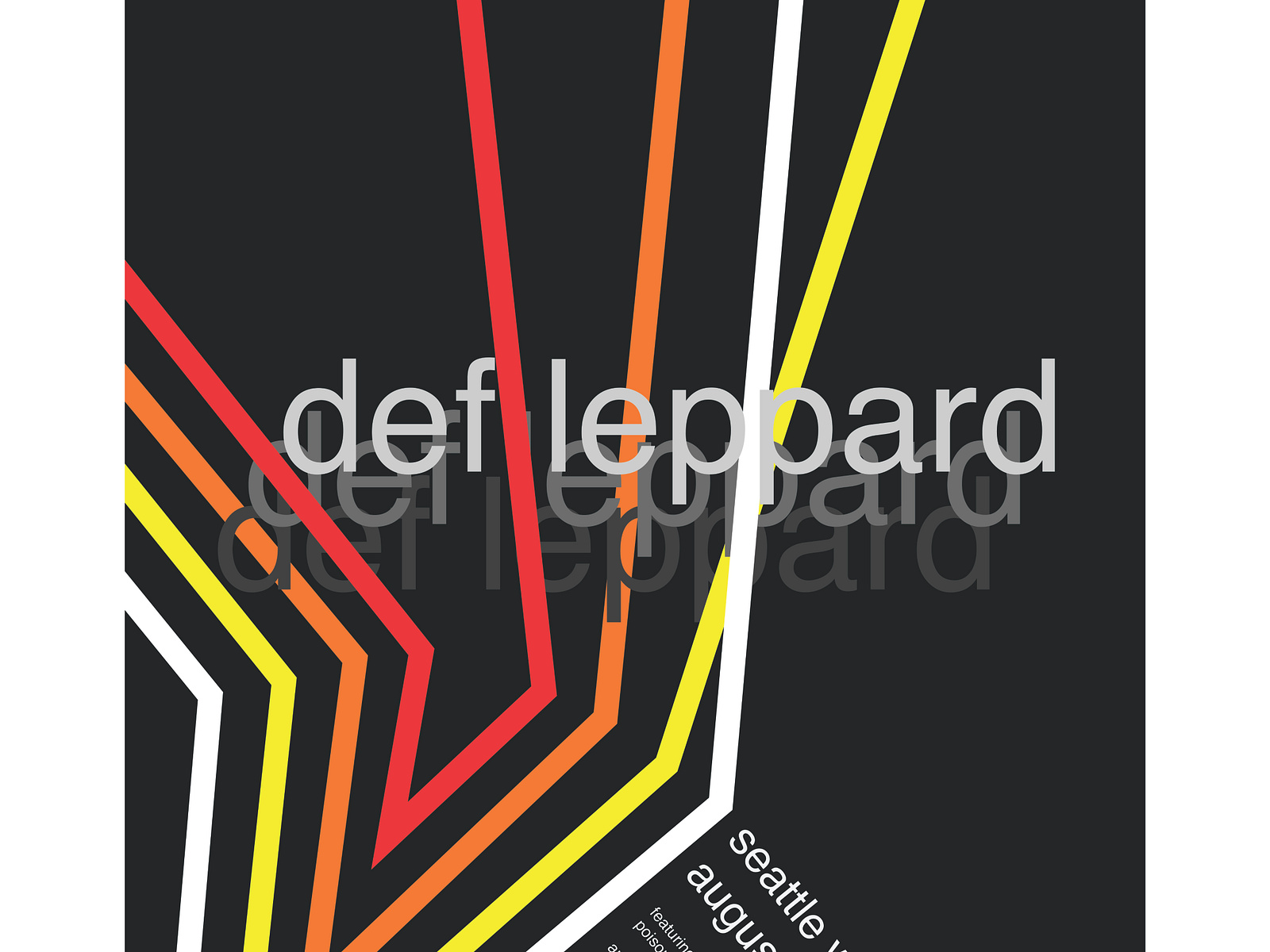 Def Leppard Poster by Abbey Stewart on Dribbble