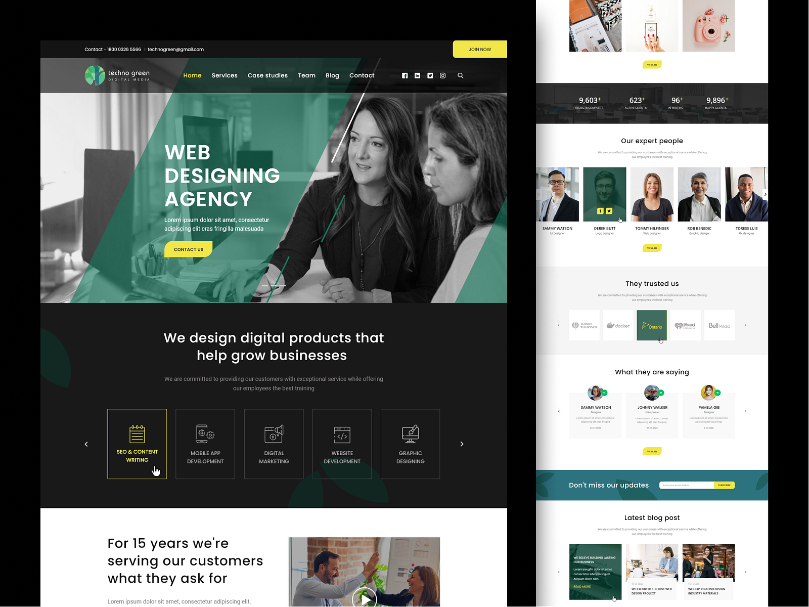 Designing the Future: Showcasing a Web Design Agency Website by Ashish ...