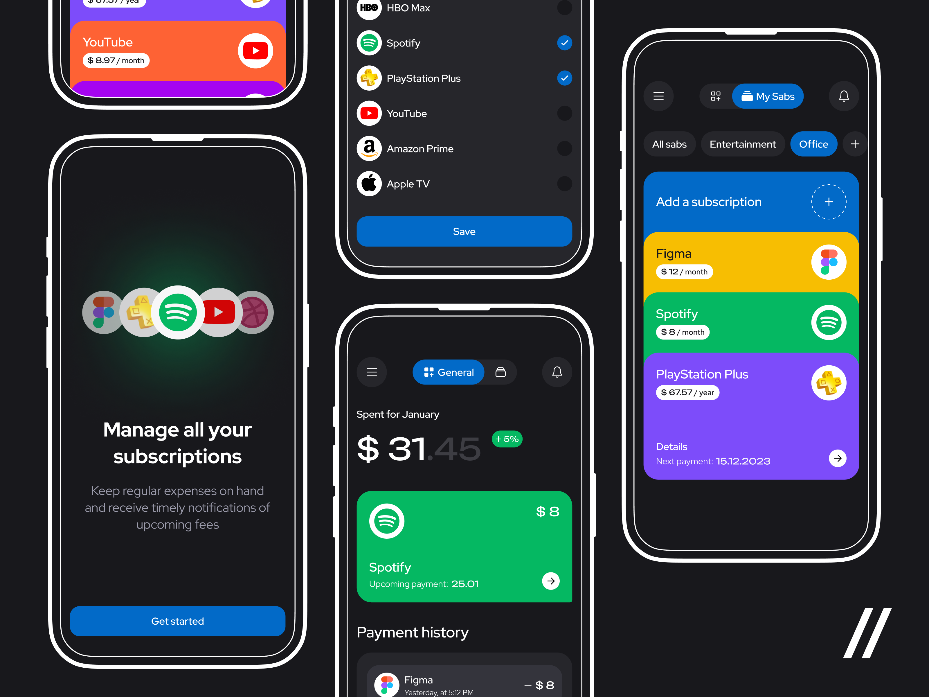 Subscription Manager Mobile IOS App by Purrweb UI/UX Agency on Dribbble