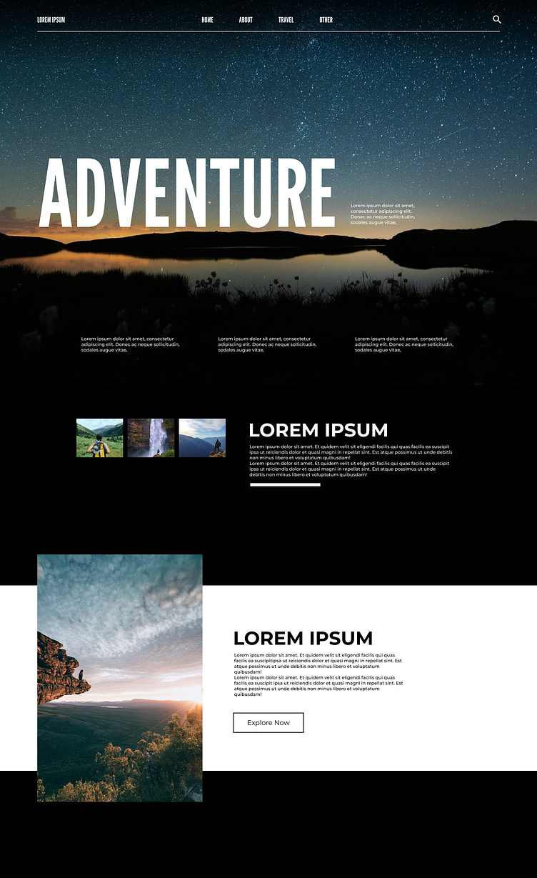 UI Design For Desktop Website by Vincent Liem on Dribbble