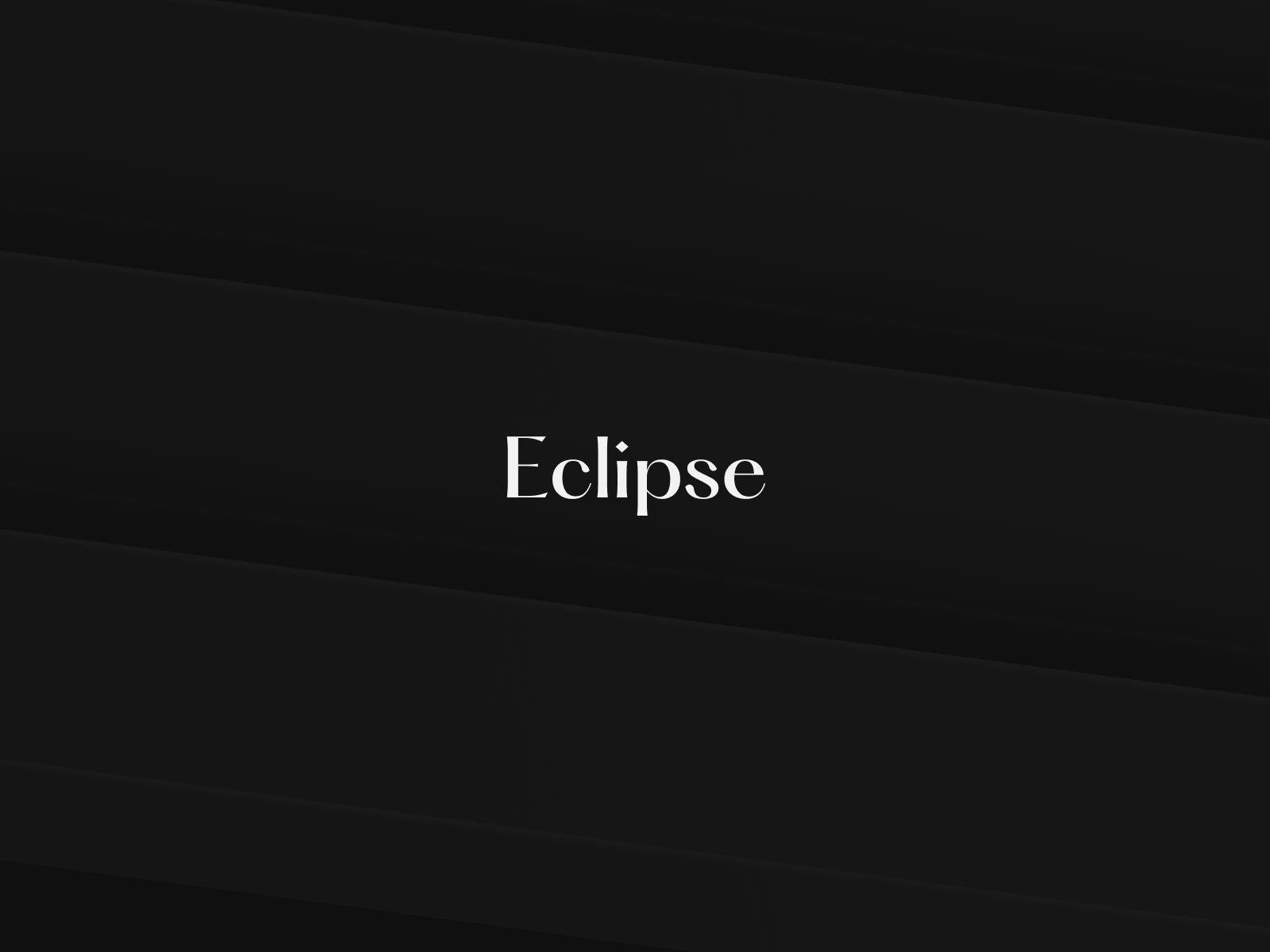 Eclipse logotype by Helen Jhones on Dribbble