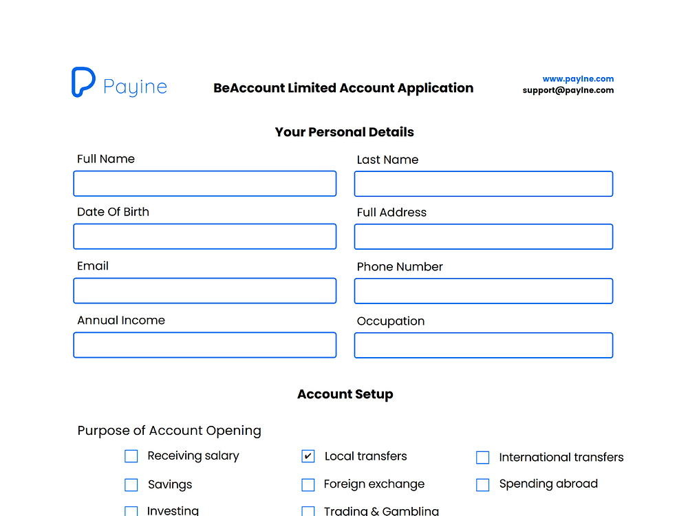Pdf Form designs, themes, templates and downloadable graphic elements ...