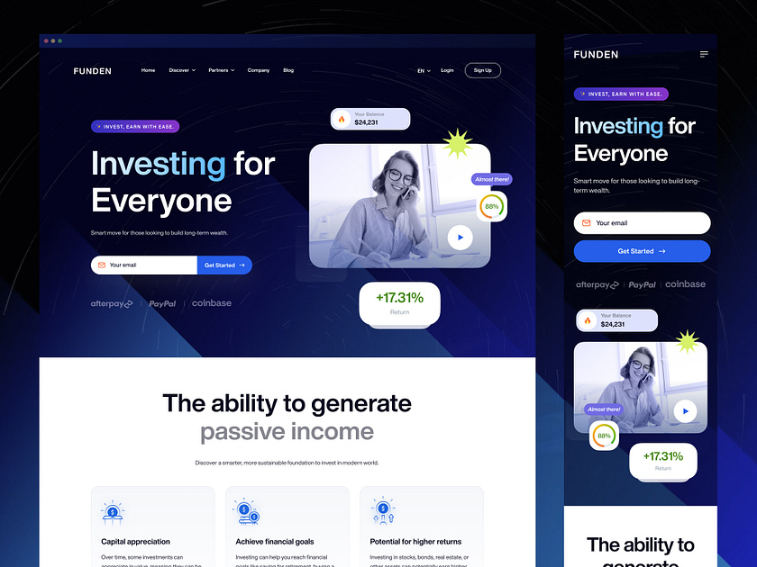 Digital Product Market: Landing Page 💎 by Nazmi Javier for Unspace Studio on Dribbble