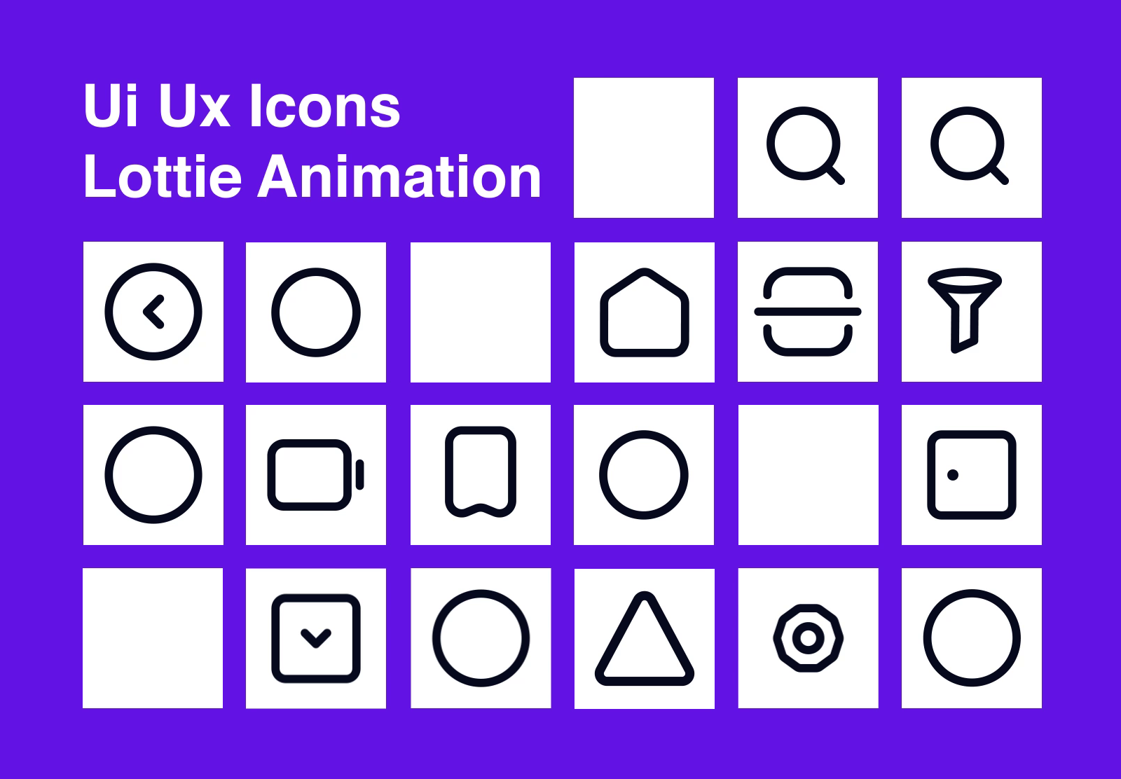 Ui Ux Icons Animated Icon Pack. by SM Rony on Dribbble