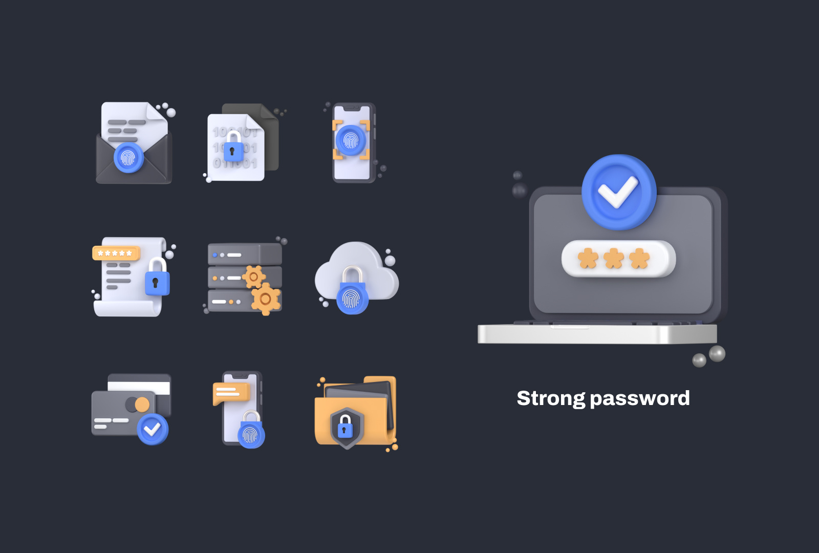 3D Protection Icons Explorations by Broto Seno on Dribbble