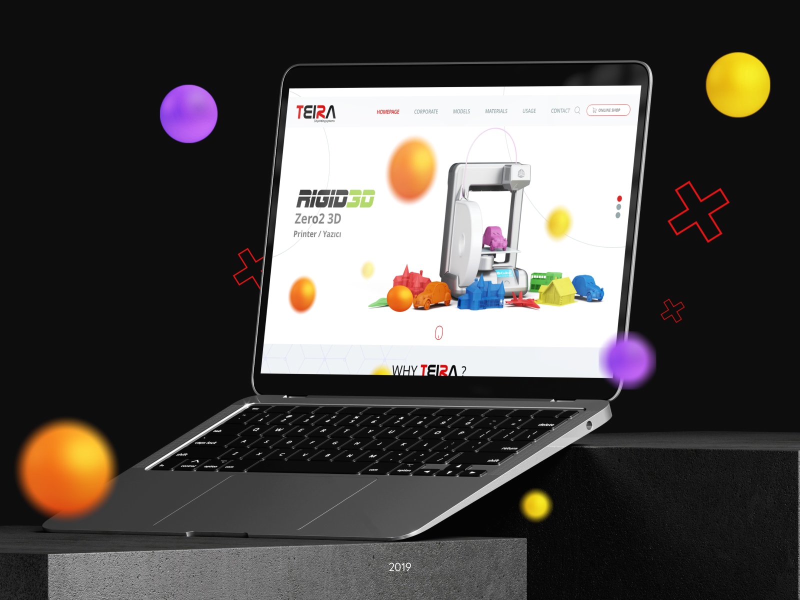 Teira 3D Web Design by Serkan Hürsgünel on Dribbble