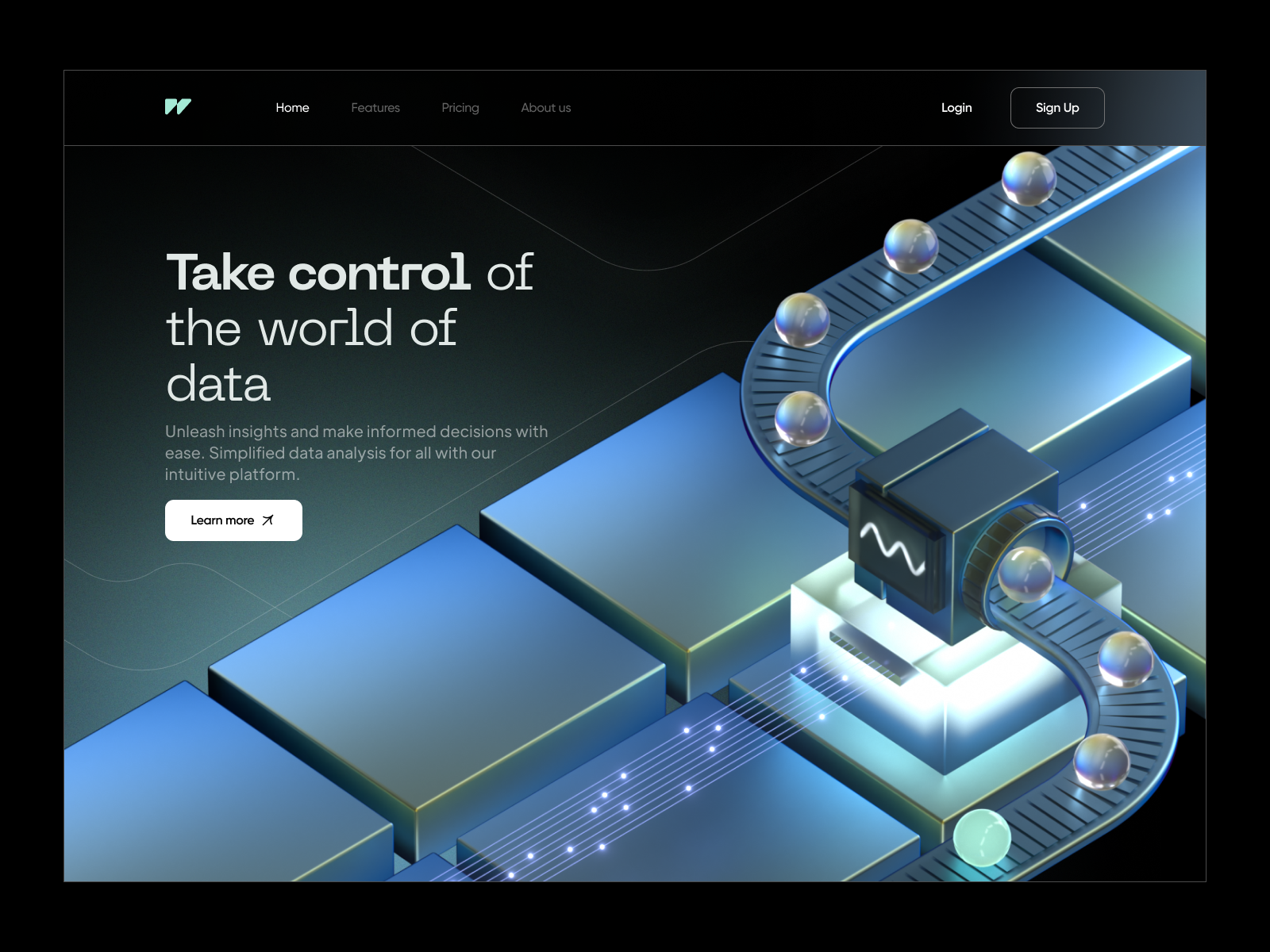 3D Landing Page designs, themes, templates and downloadable graphic ...