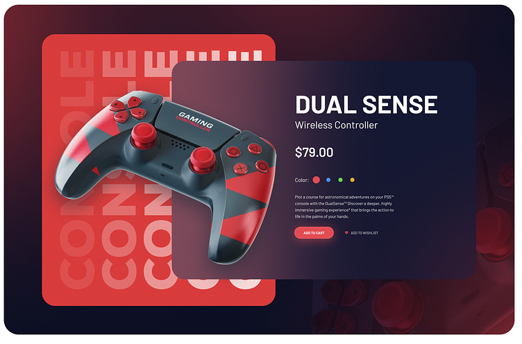 Gaming Console UI Design by Moin Dauva on Dribbble