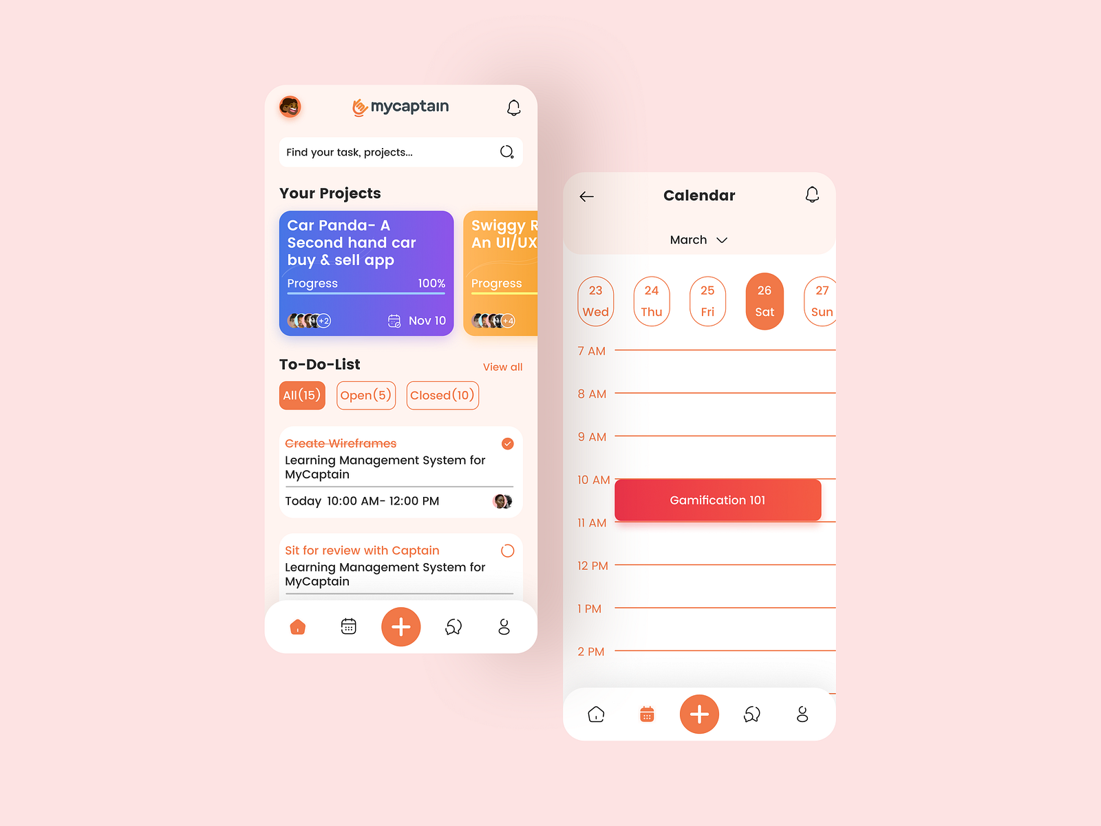 Task Manager App for Mycaptain by Aditya Aurodipta on Dribbble