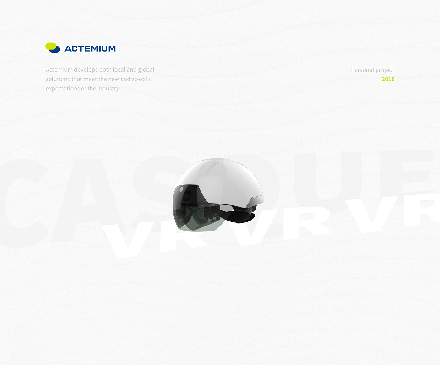 Actemium / brand identity & UX/UI by Adrian Romero on Dribbble