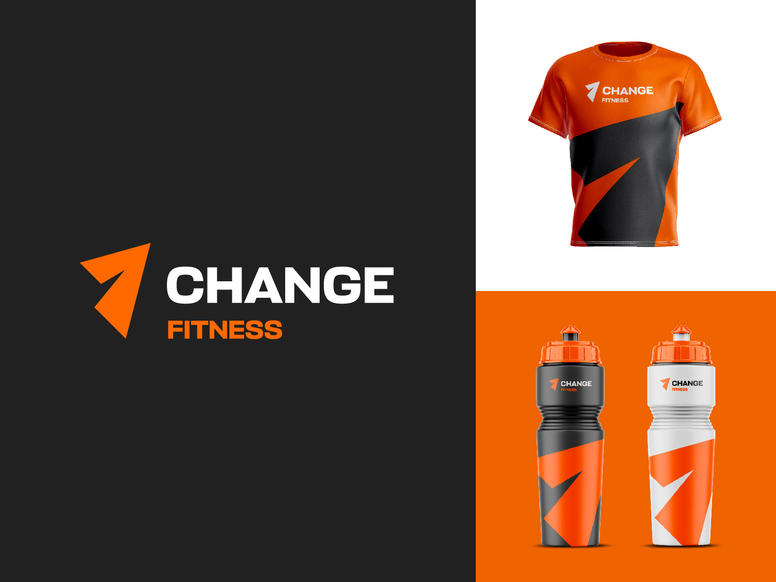 Change Fitness - Branding by Nurs Nasirov on Dribbble