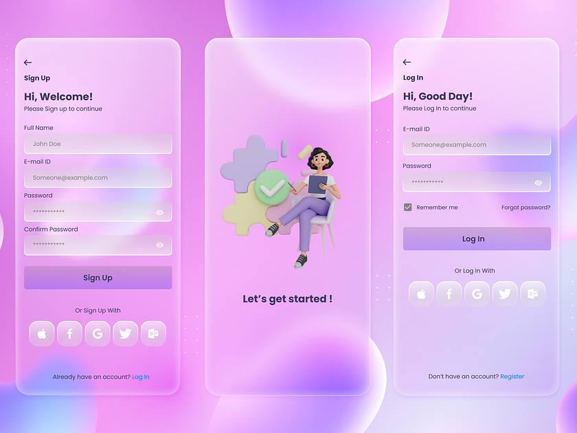 Browse thousands of Welcome Screen Mobile images for design inspiration ...