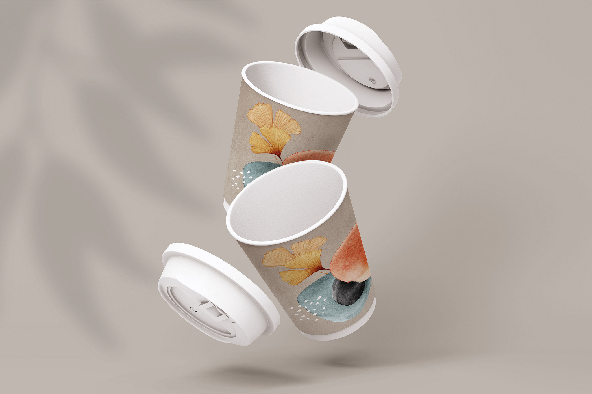 Modern Abstract Art Paper Cup Print by fei long on Dribbble