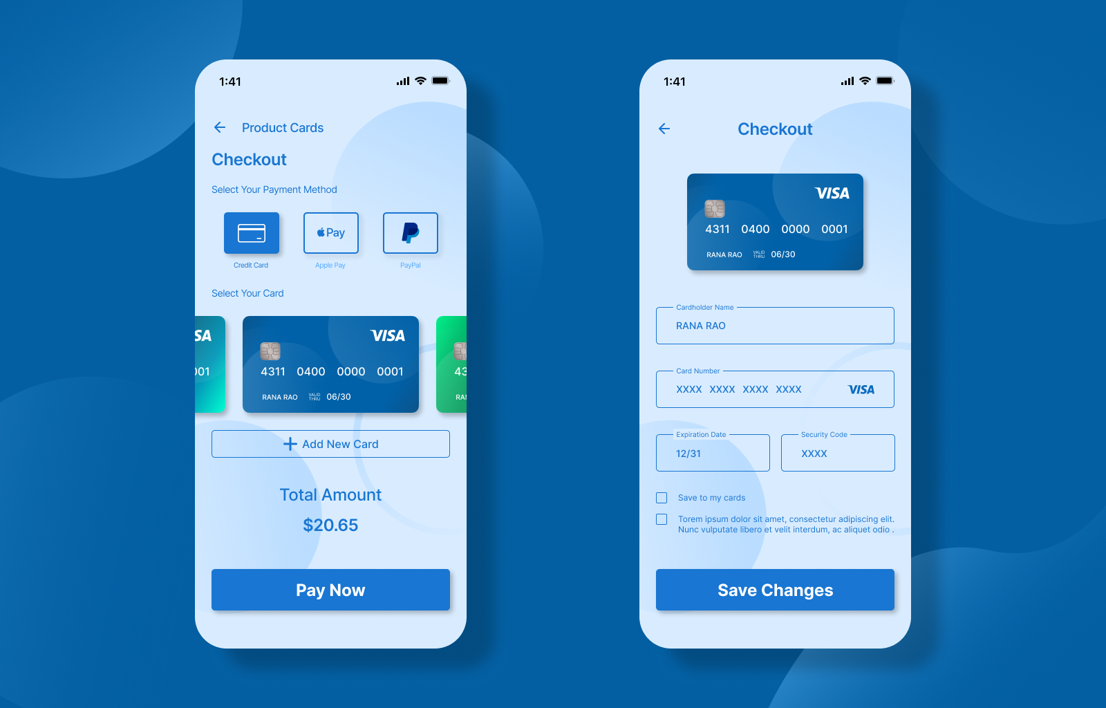Checkout screen by Rana Lokeswar Rao on Dribbble
