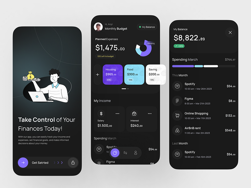 Alpinance - Finance Mobile App by Faza Dzikrulloh for Hatypo Studio on ...