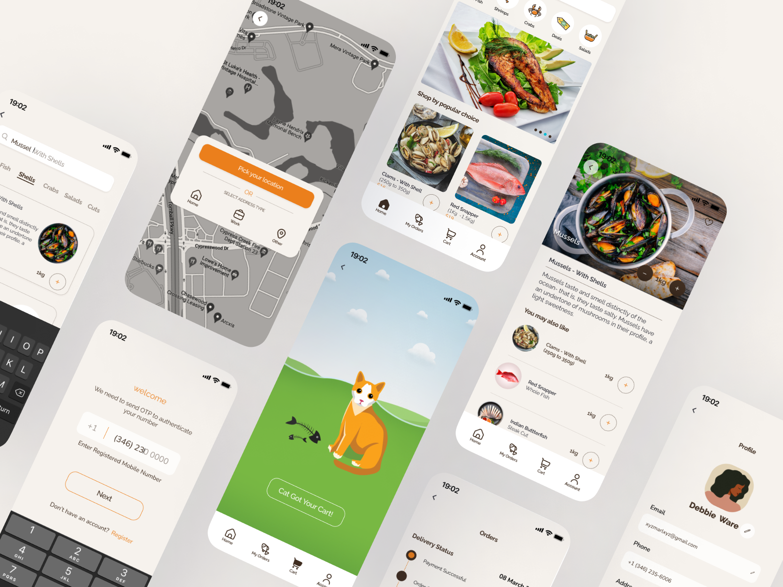 Mobile App UI Design: Clean and Minimalist Interface by Marlino Dsilva ...