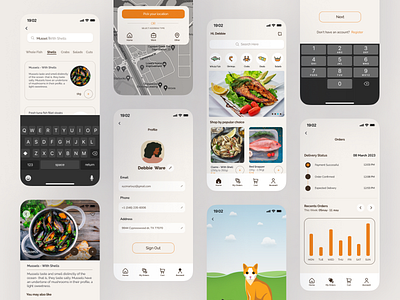 Mobile App UI Design: Clean and Minimalist Interface by Marlino Dsilva ...