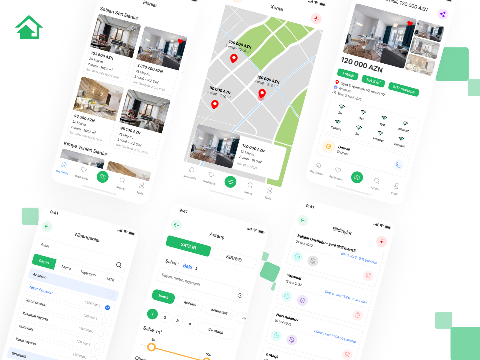 Real Property | UI Design Mobile App by Amirali Shukurov on Dribbble
