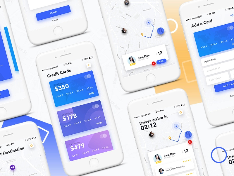 Drive Mobile Ui Design By Jessica Adams On Dribbble