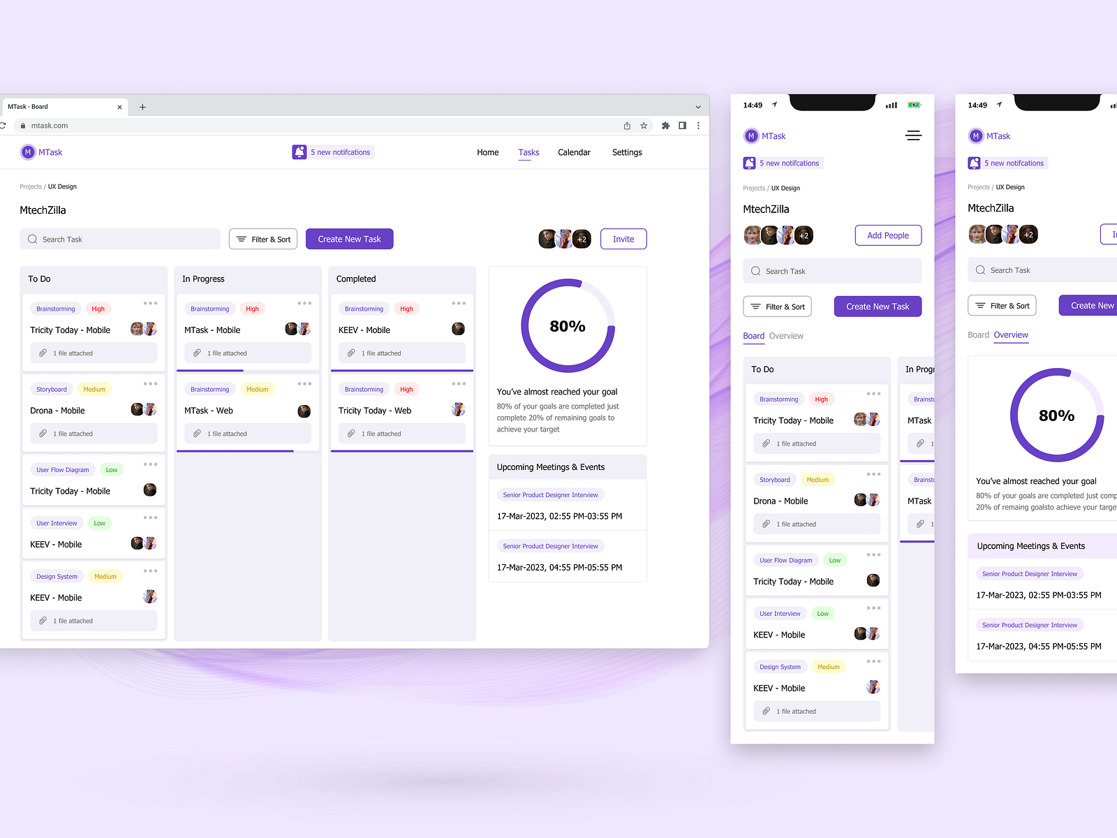 Task List by Shagun Bhardwaj on Dribbble