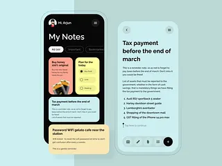 Notes App designs, themes, templates and downloadable graphic elements ...