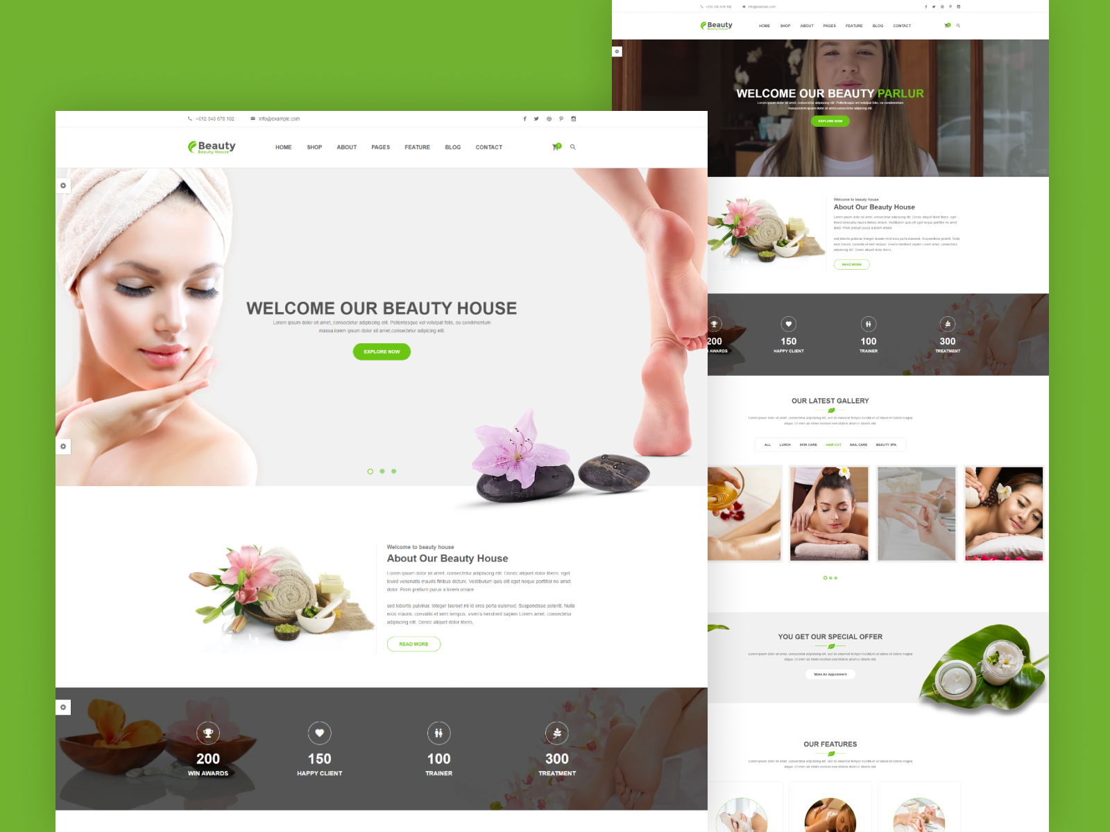Health & Beauty HTML Template - Beautyhouse by HasThemes on Dribbble