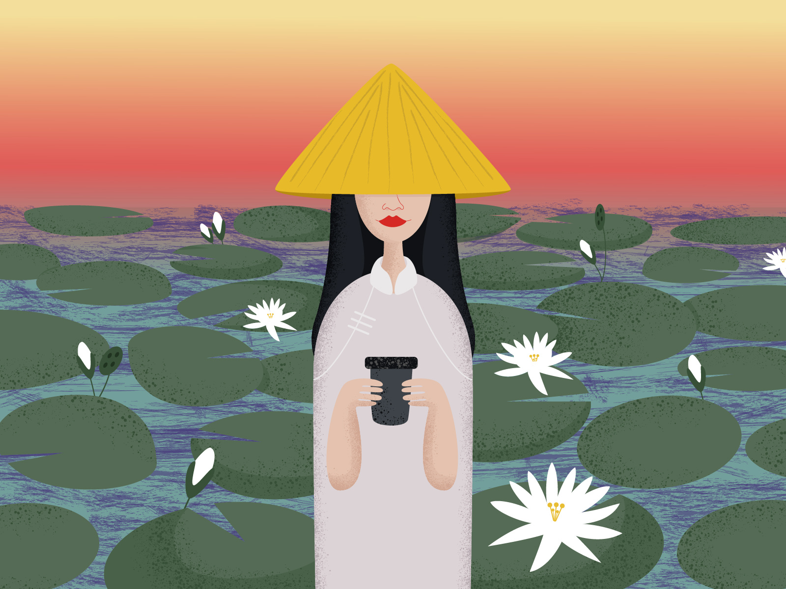 Vietnam. Character design. by Lyudmila Truskalo on Dribbble