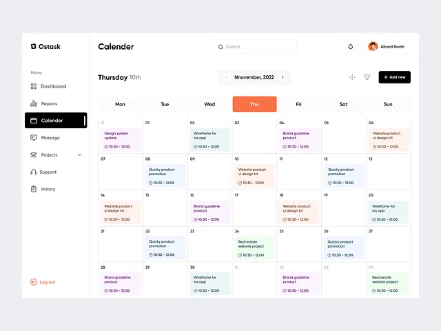 Timeline UI designs, themes, templates and downloadable graphic ...