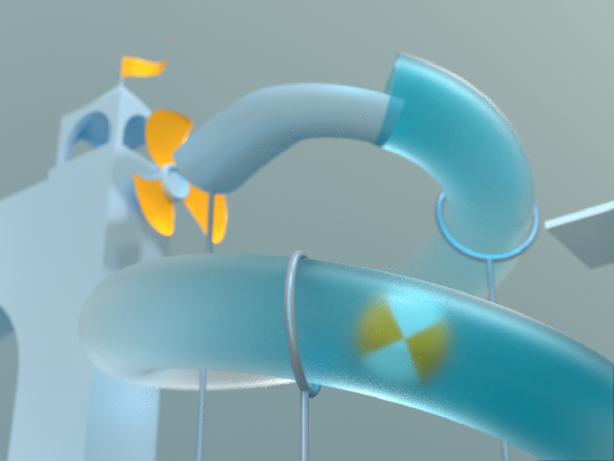 3D Loop Playful Ball by mohammad daneshmand for Design Squad on Dribbble