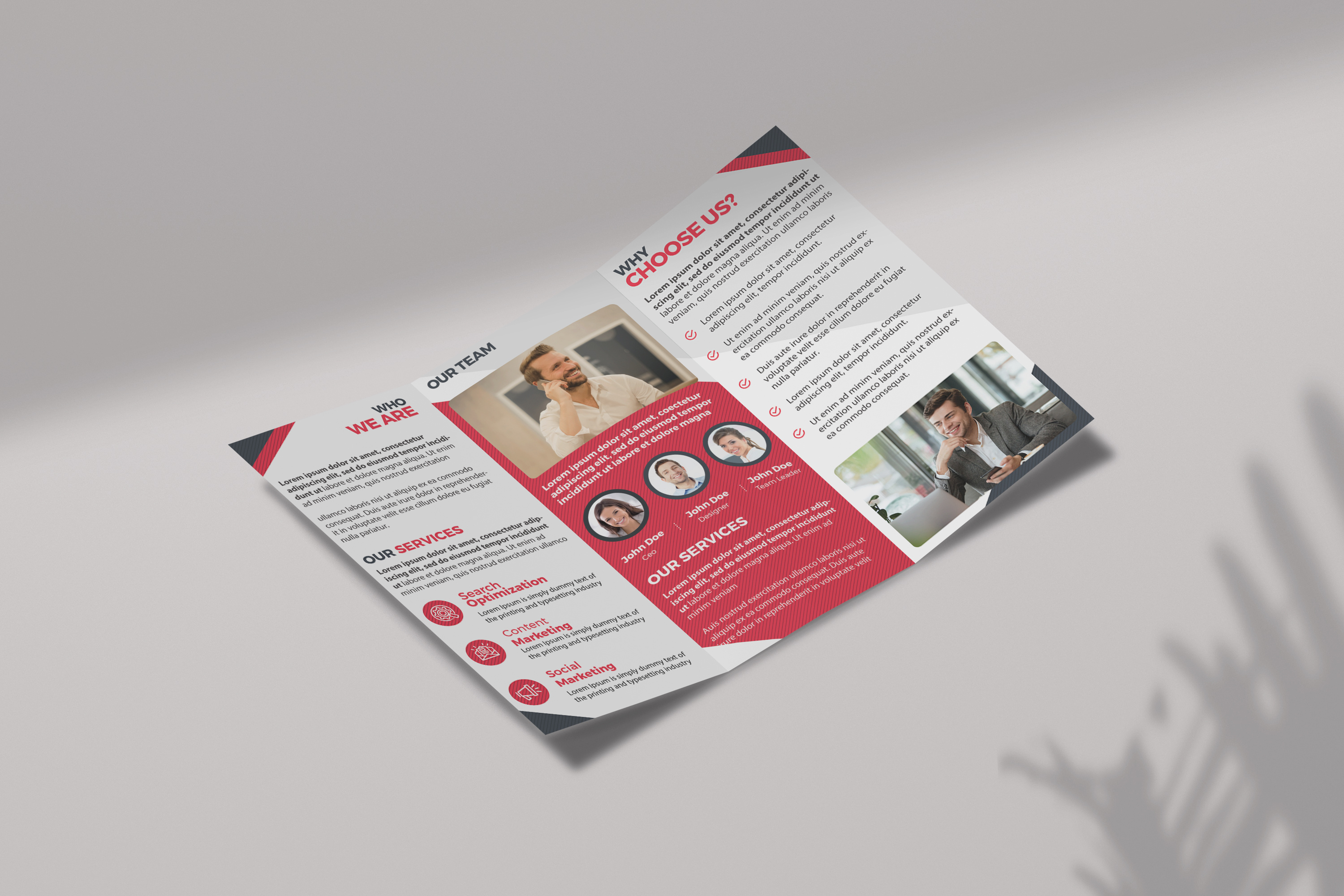 Tri fold brochure design | Corporate brochure design by M. Ashir Javed ...