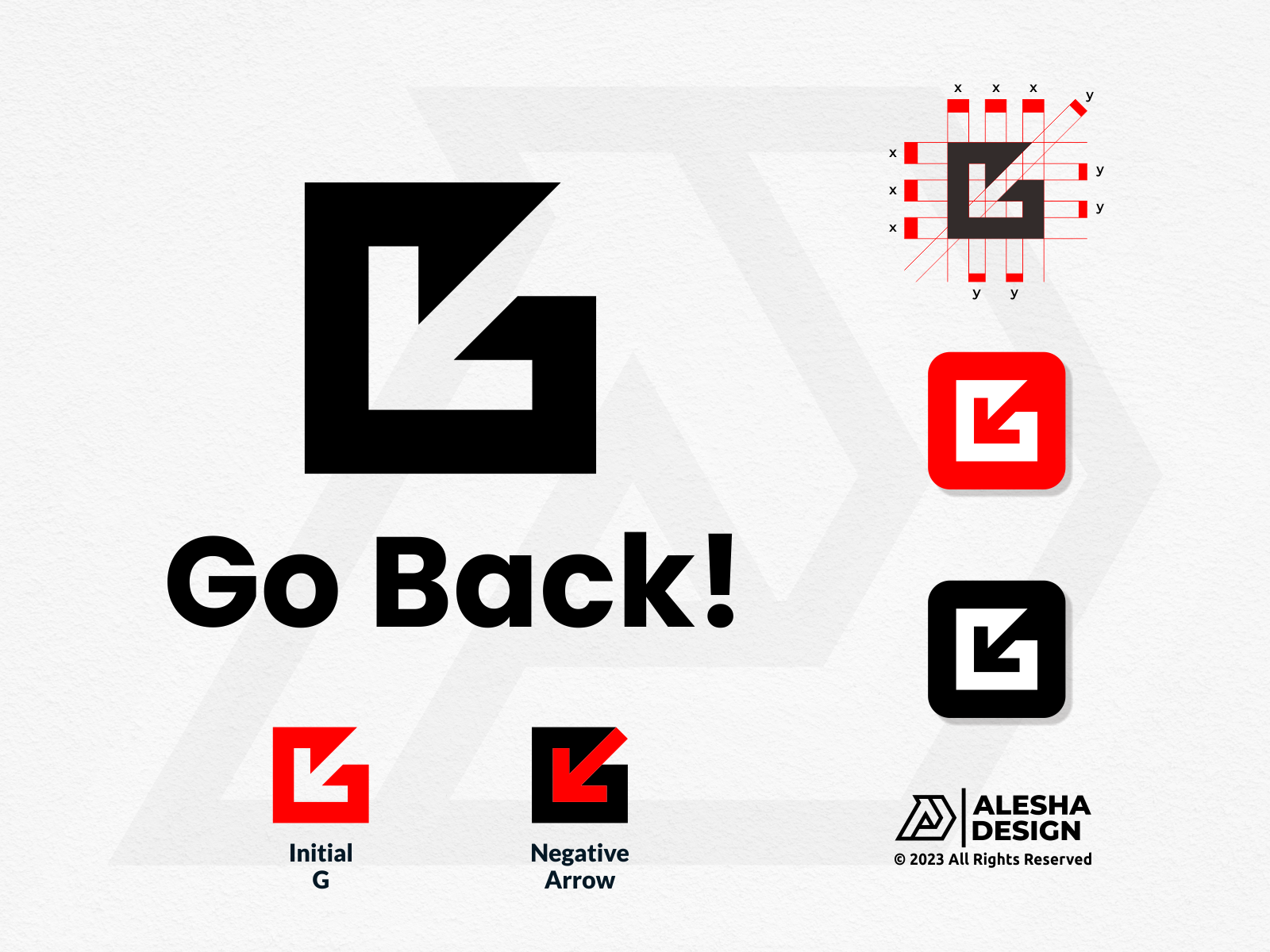Go Back!!! Logo Design. by alesha design on Dribbble