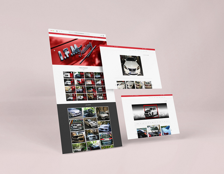 Car Tuning Website by Zeynab Hajmollaali on Dribbble