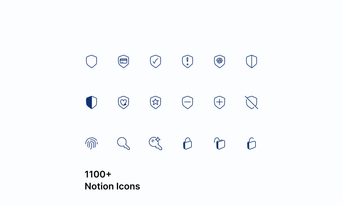 1100+ Notion Icons - Overflow Design by Zafar on Dribbble