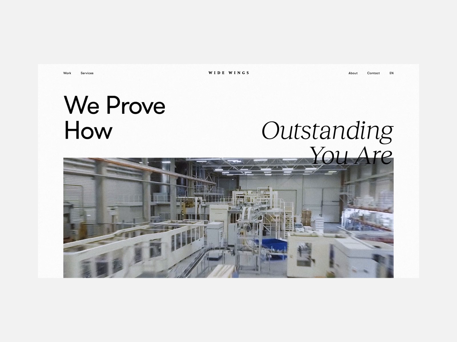 Wide Wings Website by Outer Studio on Dribbble