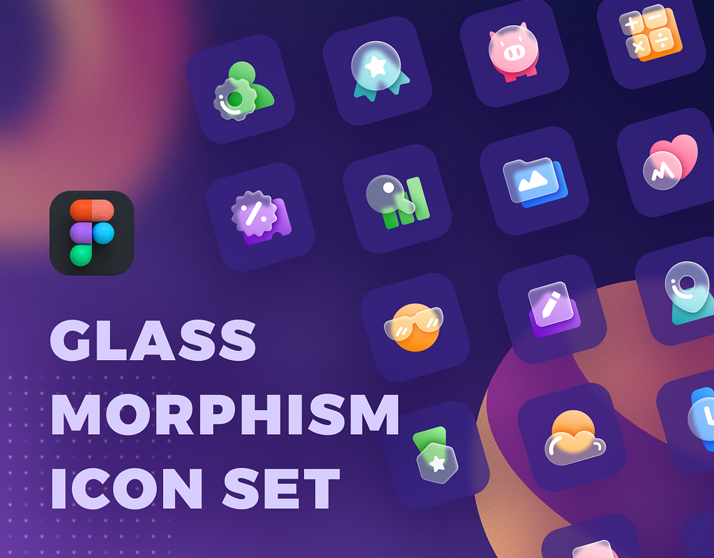 [Iconohraphy] Glassmorphism Icon Set by Huy Tu (Louz) on Dribbble