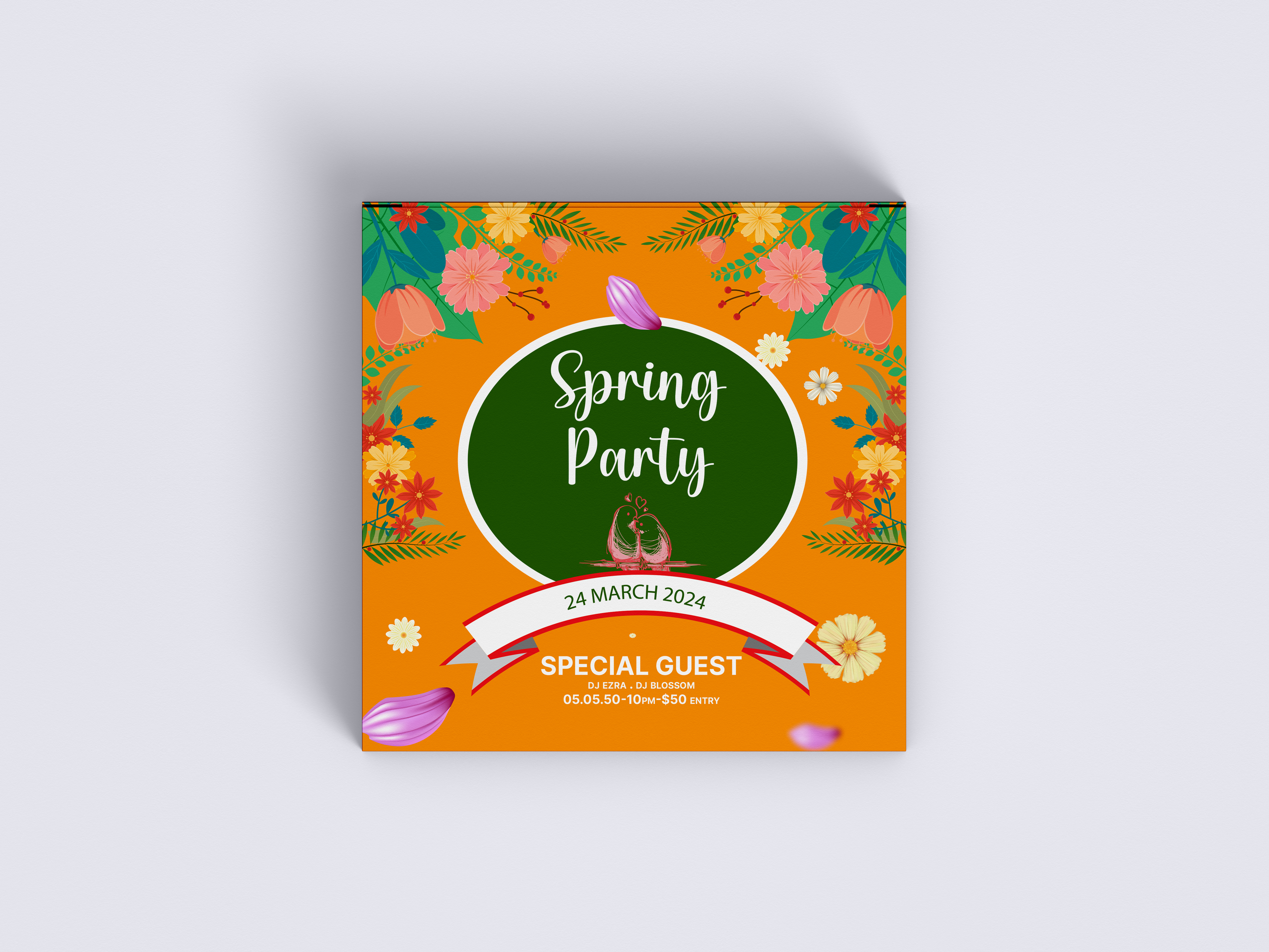 Vector Spring Social Post Template by Biplob Halder on Dribbble
