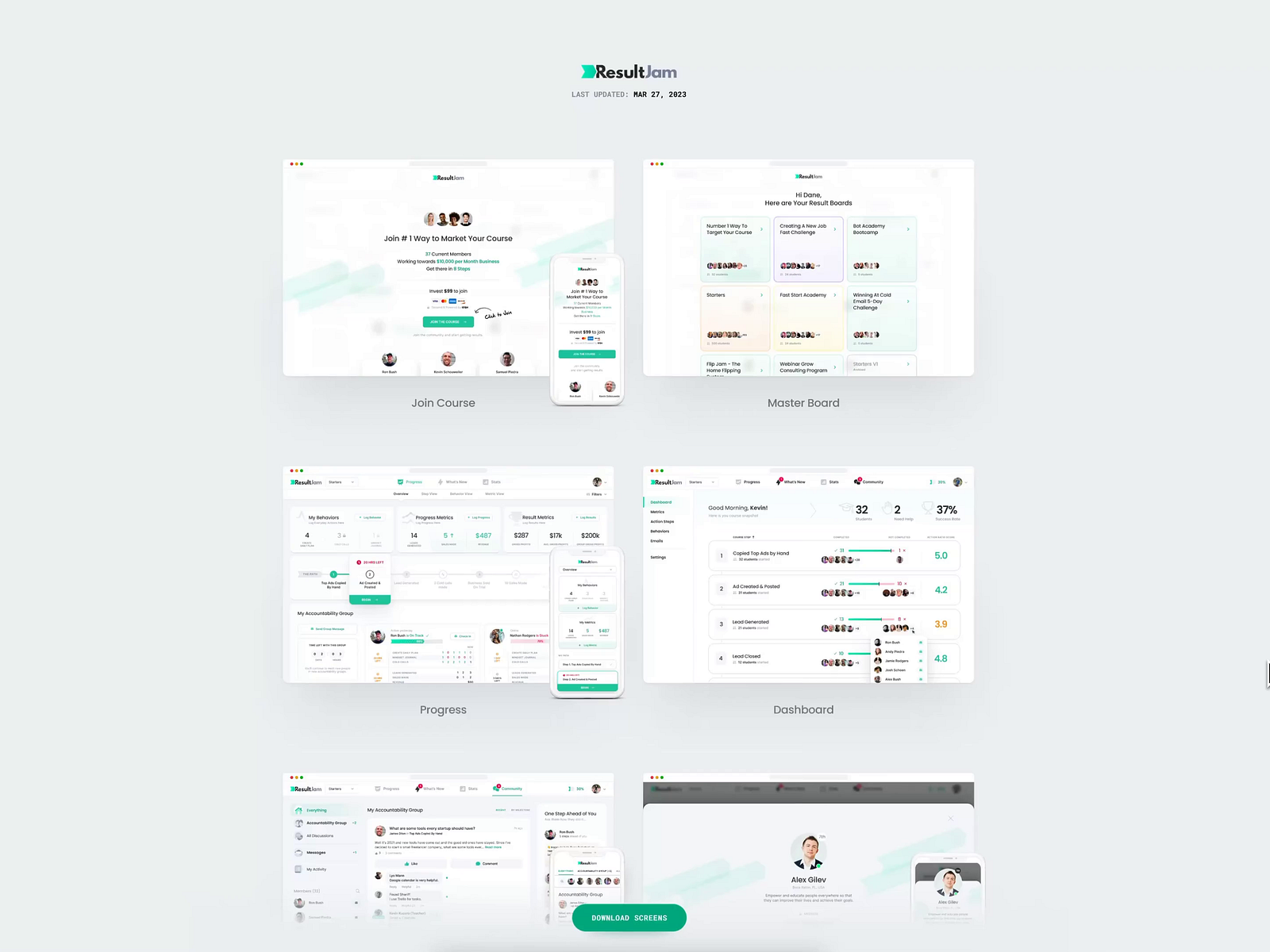 Client Portal Template (Figma) by Alex Gilev on Dribbble