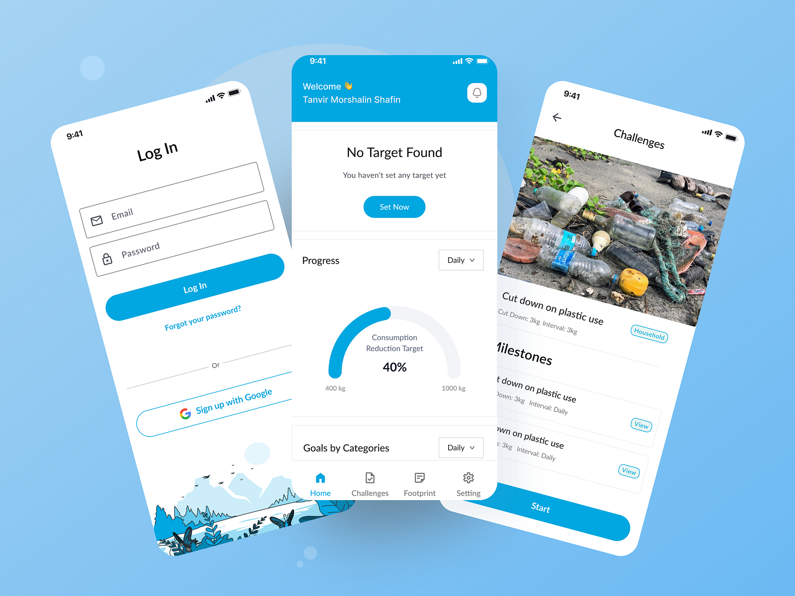 Carbon Footprint Emission Tracker App by Md Tanvir Morshalin Shafin on ...