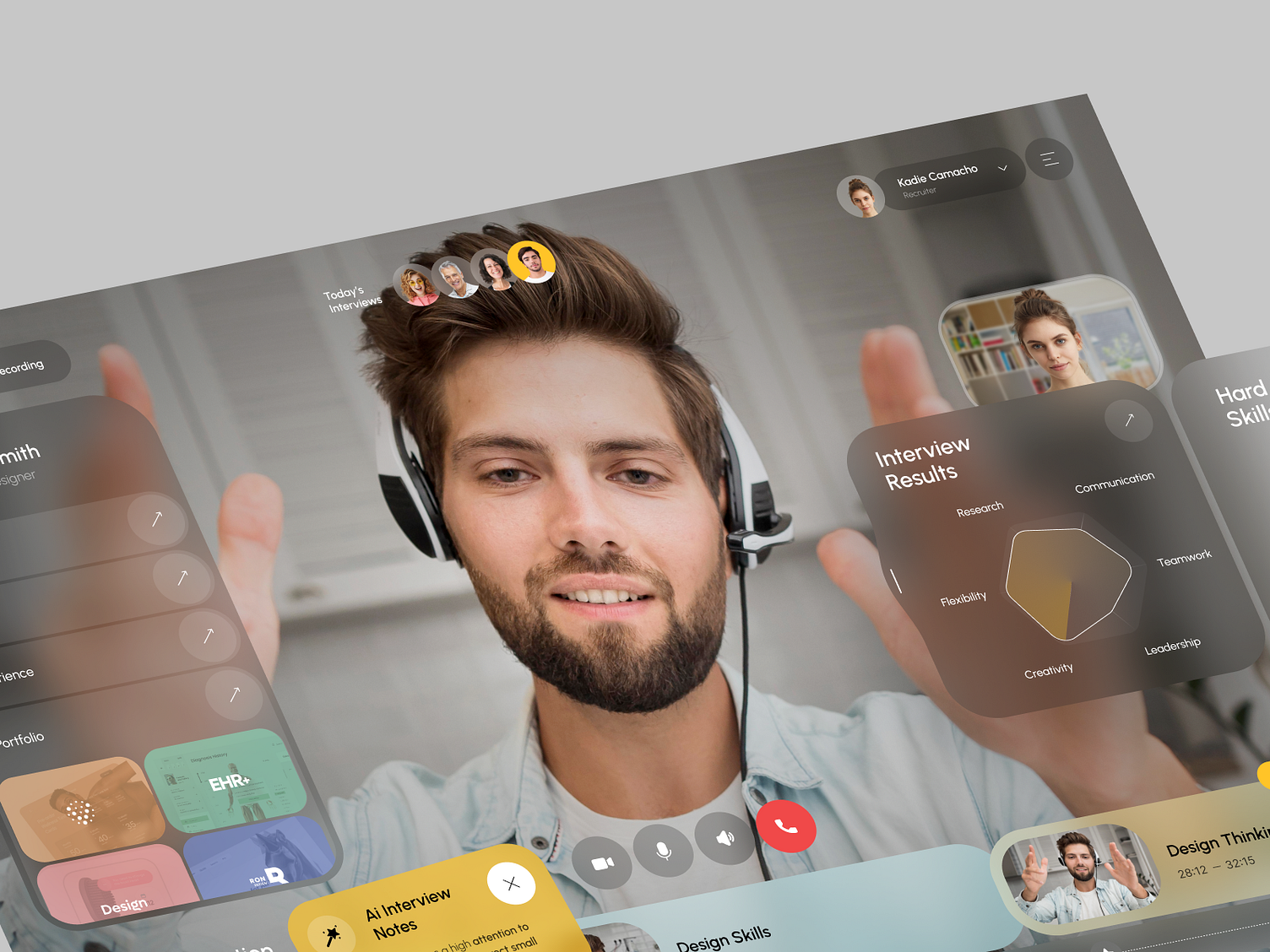 InterviewPro - AI Interview Platform by Jack R. for RonDesignLab ⭐️ on Dribbble