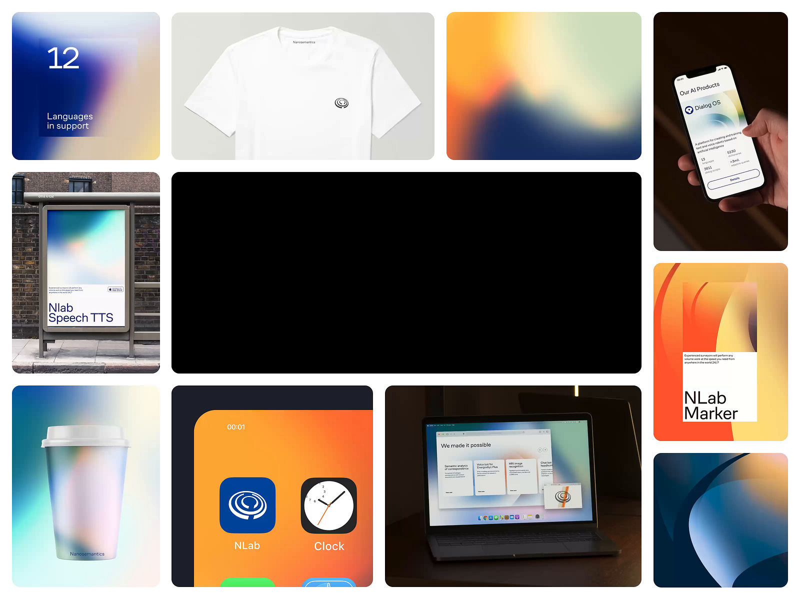 Nanosemantics: Branding & Web Collage by embacy on Dribbble