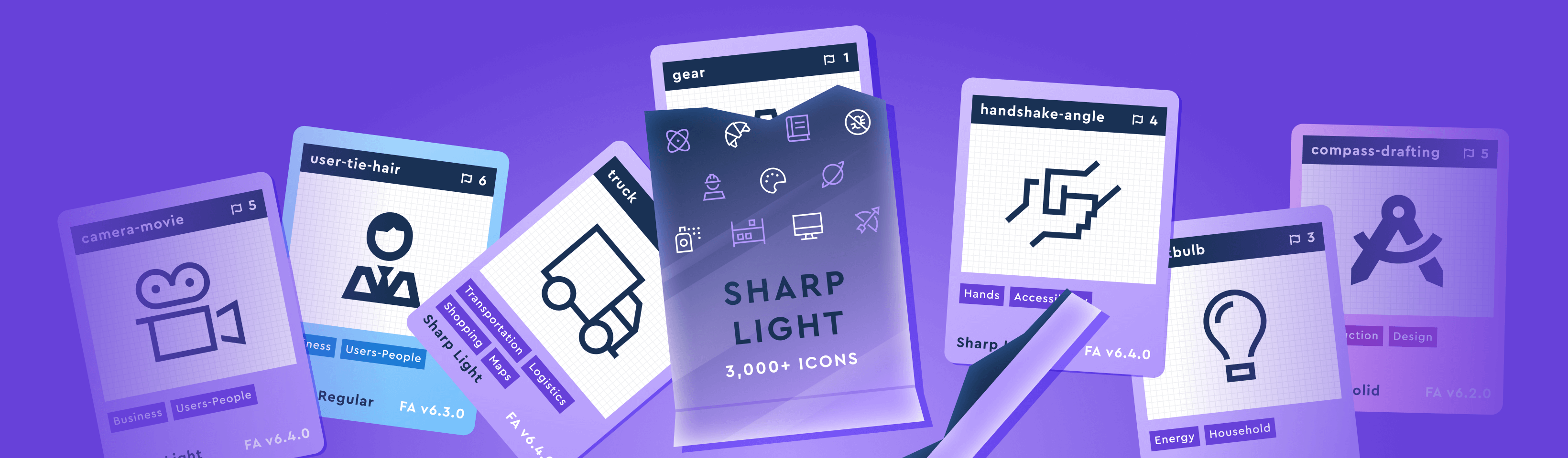 Font Awesome Sharp Light by Noah Jacobus for Font Awesome on Dribbble